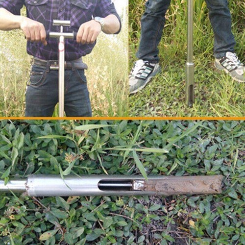 304 Stainless Steel Soil Borrower Soil Sampler 1M/38Mm Foot-Operated ...