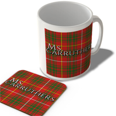 Ms Carruthers - Carruthers Clan Tartan - (Full Background) - Scottish ...