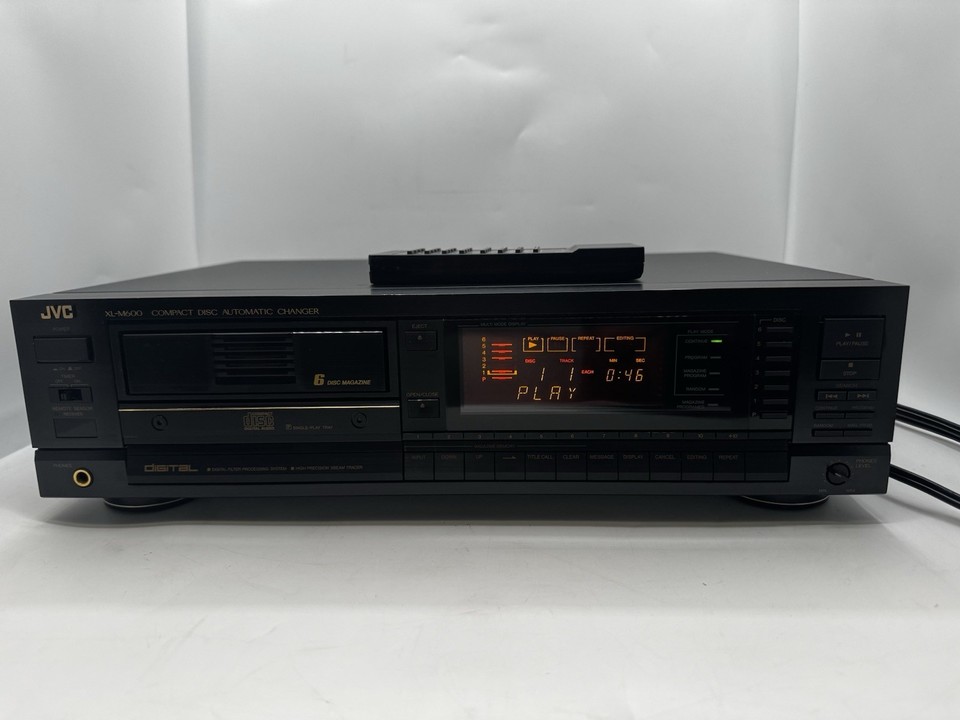 JVC Compact Disc Changer XL-M600 6 CD & Single Disc Player Remote ...
