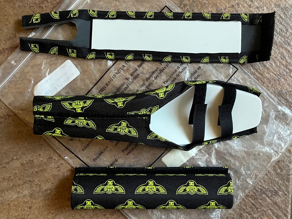 NOS Black & Yellow 2010 SE RACING QUADANGLE X DC SHOES PAD SET New ...