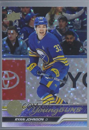 2023-24 Extended Series Young Guns Speckled Rainbow Foil Ryan Johnson ...