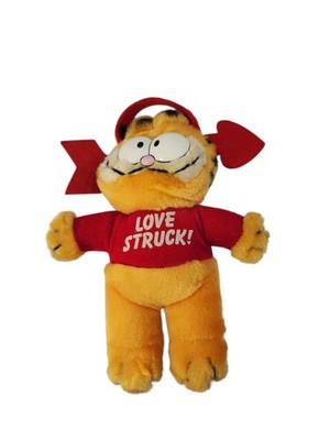 Vintage 1981 GARFIELD Love Struck Suction Cup Car Window Cling DAKIN 8 ...