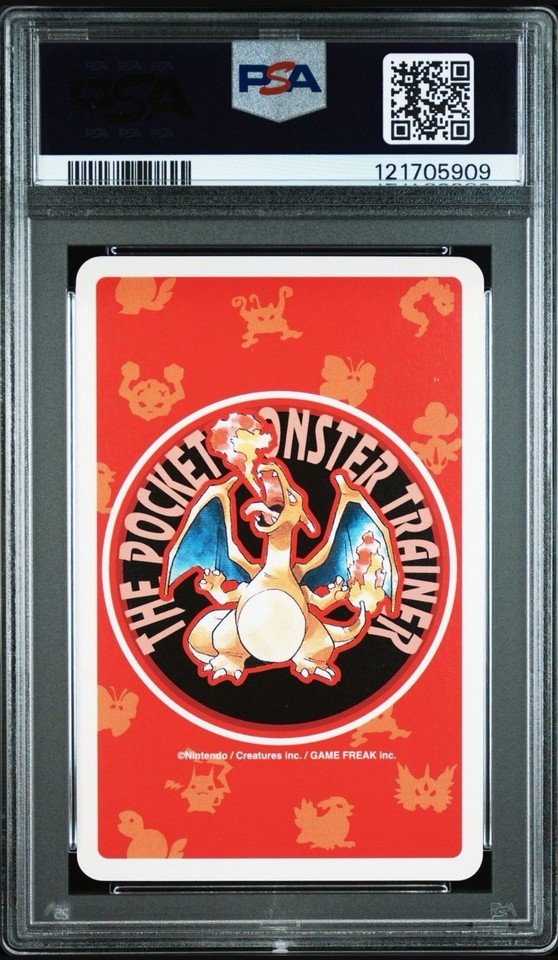 Tentacruel 4 of Spades Pokémon Red Charizard Playing Cards PSA10 | eBay