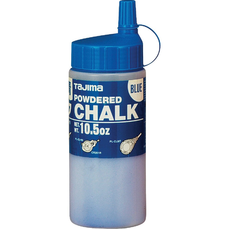 Tajima 10-1/2 Oz. Blue Snap-Line Powdered Chalk Line Chalk PLC2B300 ...