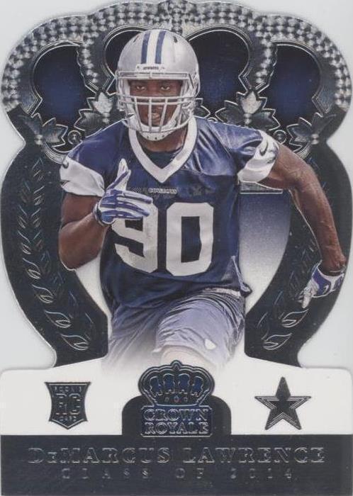 2014 Panini Crown Royale - Rookie Class of 2014 DeMarcus Lawrence #179 ...