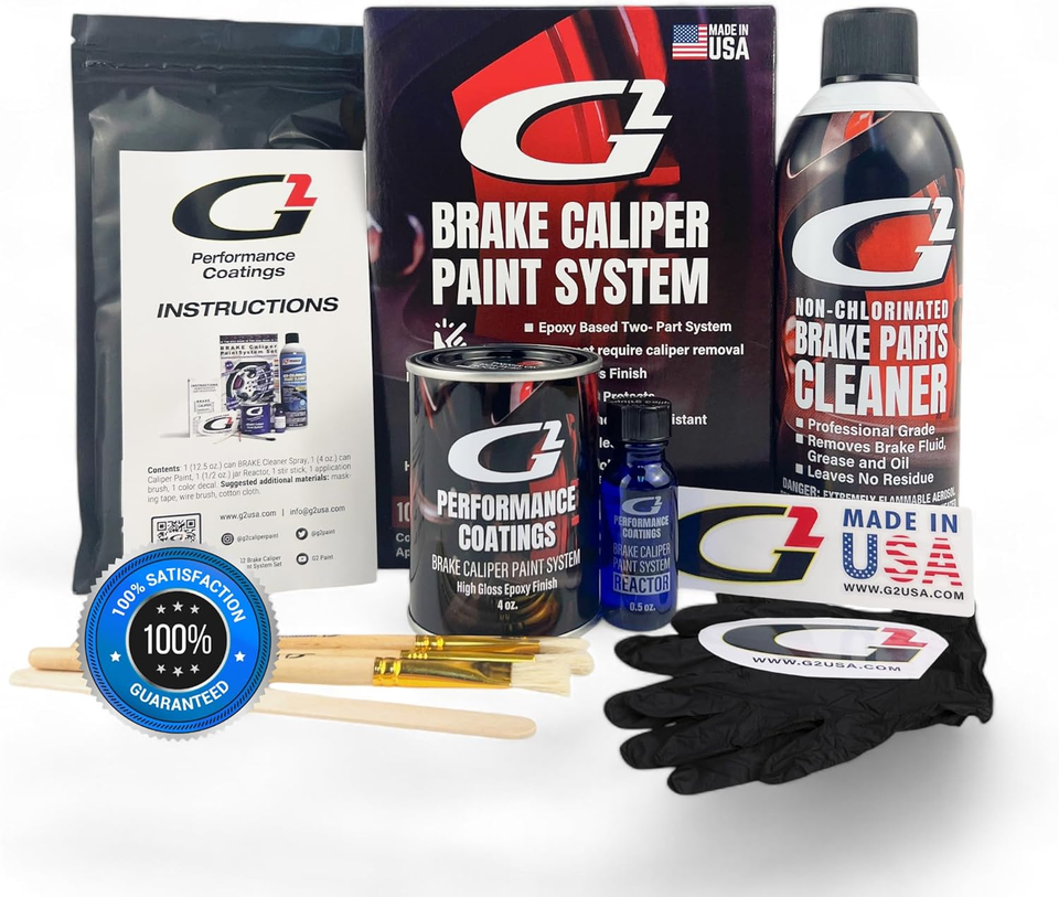 High Temperature Brake Caliper Paint System Set SILVER 163 705353349225 ...