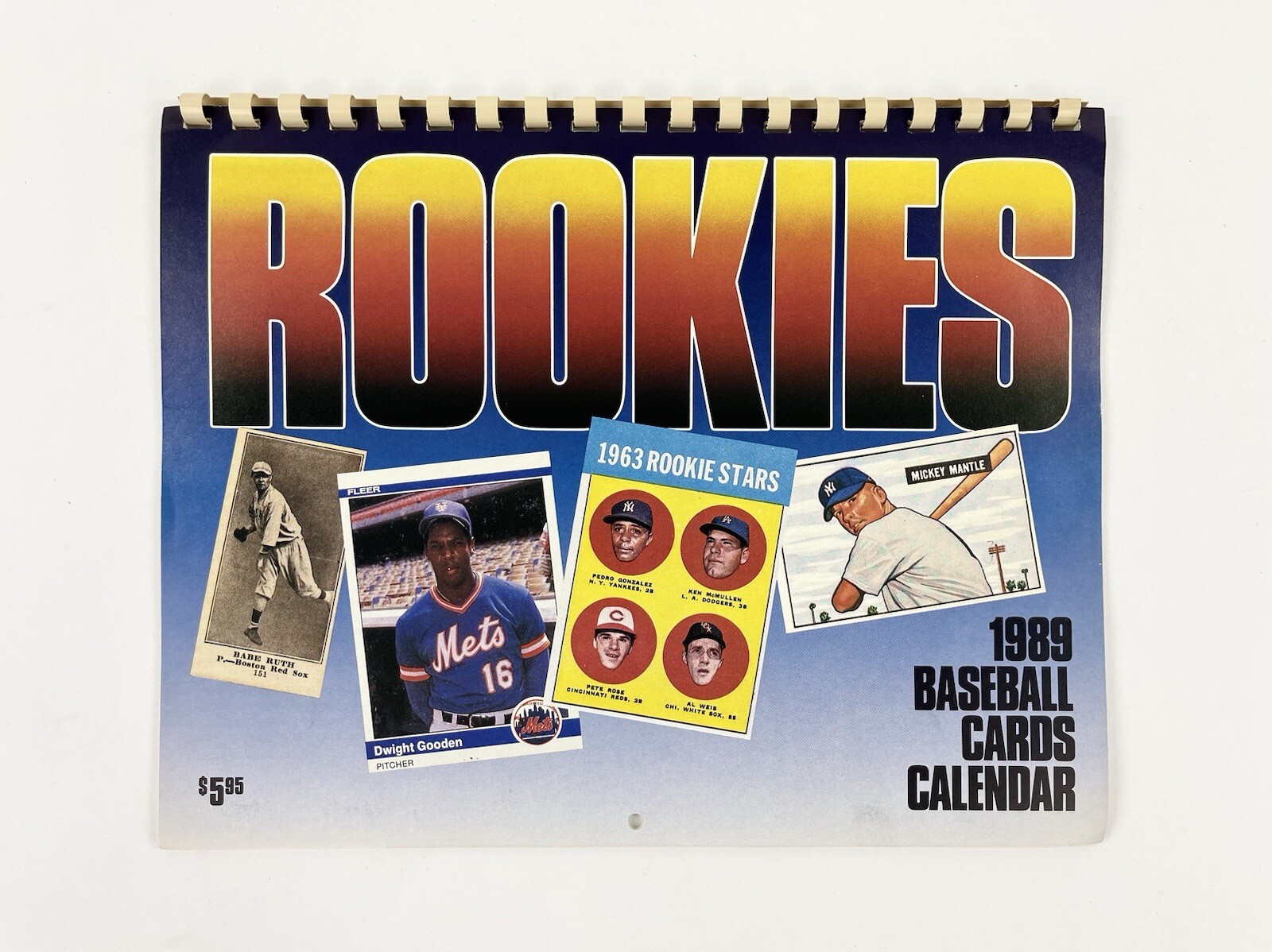 ROOKIES 1989 BASEBALL CARDS CALENDAR | eBay