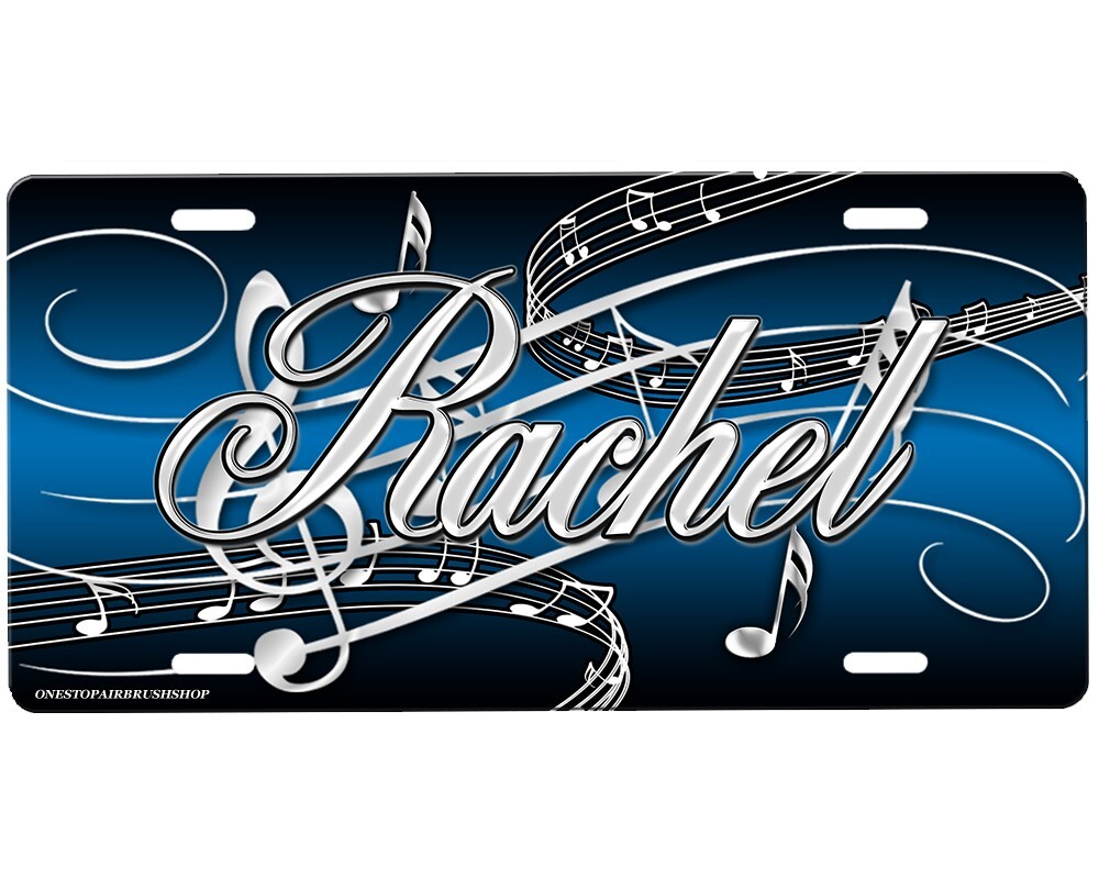 Music Notes license plate | eBay