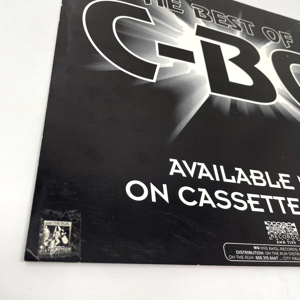 Vintage The Best of C-Bo Original Promo Poster 1995 12x12" Bay Area Rap ...