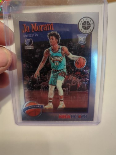2019-20 Ja Morant Rookie Card RC NBA Hoops Premium Stock Tribute #297 ...