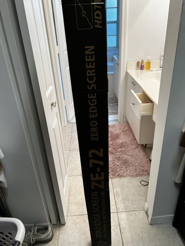 Black Diamond Zero Edge HD-90 Projector Screen. 72 Inches | eBay