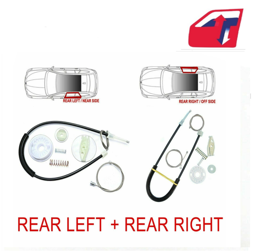 Fits 2003-2010 VW Beetle Convertible Both Rear Window Regulator Repair ...