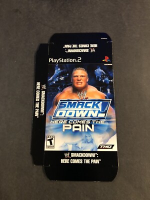 wwe smackdown here comes the pain ps2 Display box never folded | eBay