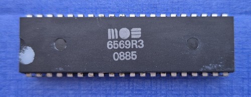 MOS 6569R3 | MOS 6569 R3 VIC II PAL Video Chip for Commodore 64 Genuine ...