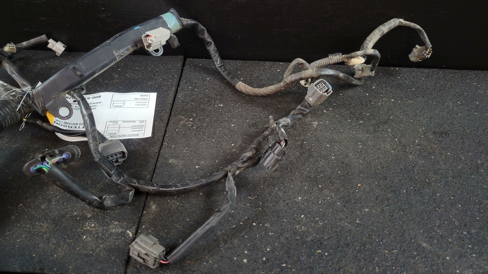 2008 SUBARU IMPREZA 2.5 MT ULEV II Engine Motor Electrical Wire Wiring ...