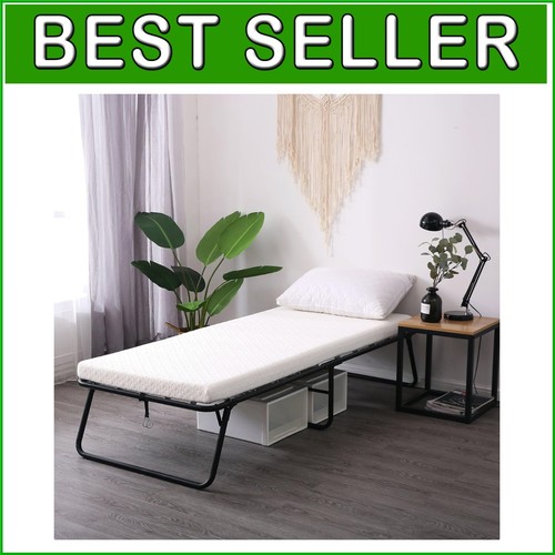 Portable Foldaway Guest Bed Cot with 3'' Memory Foam - Perfect for ...