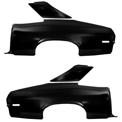 1970 1971 1972 Nova Full Quarter Panel with Sail Panel Coupe Right ...