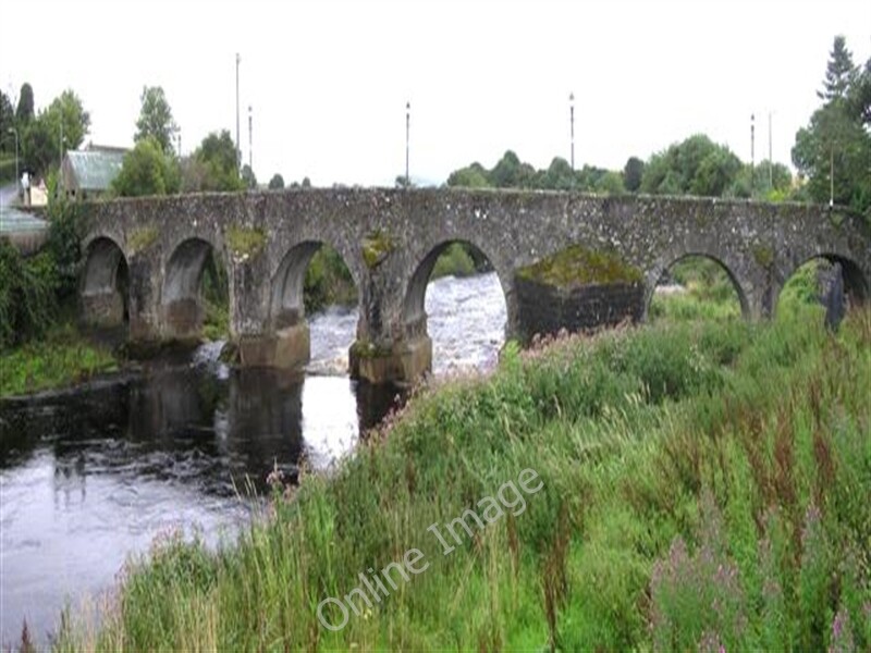Photo 6x4 Ardstraw Bridge It spans the River Derg; it is very narrow ...