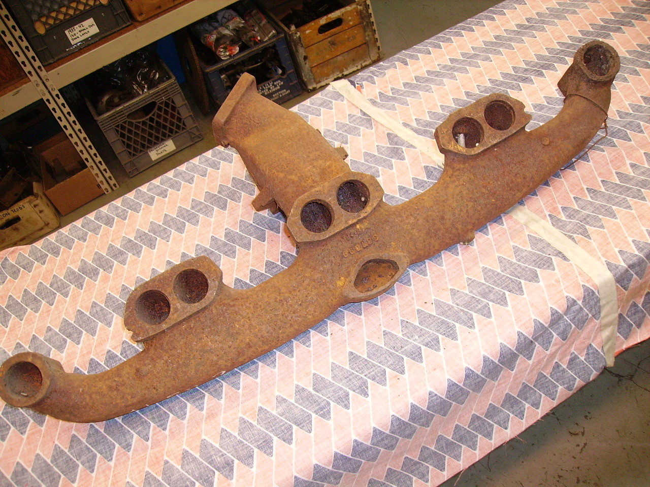 1941-1947 Packard SU 8 Exhaust Manifold | Genuine OEM | Vintage Part