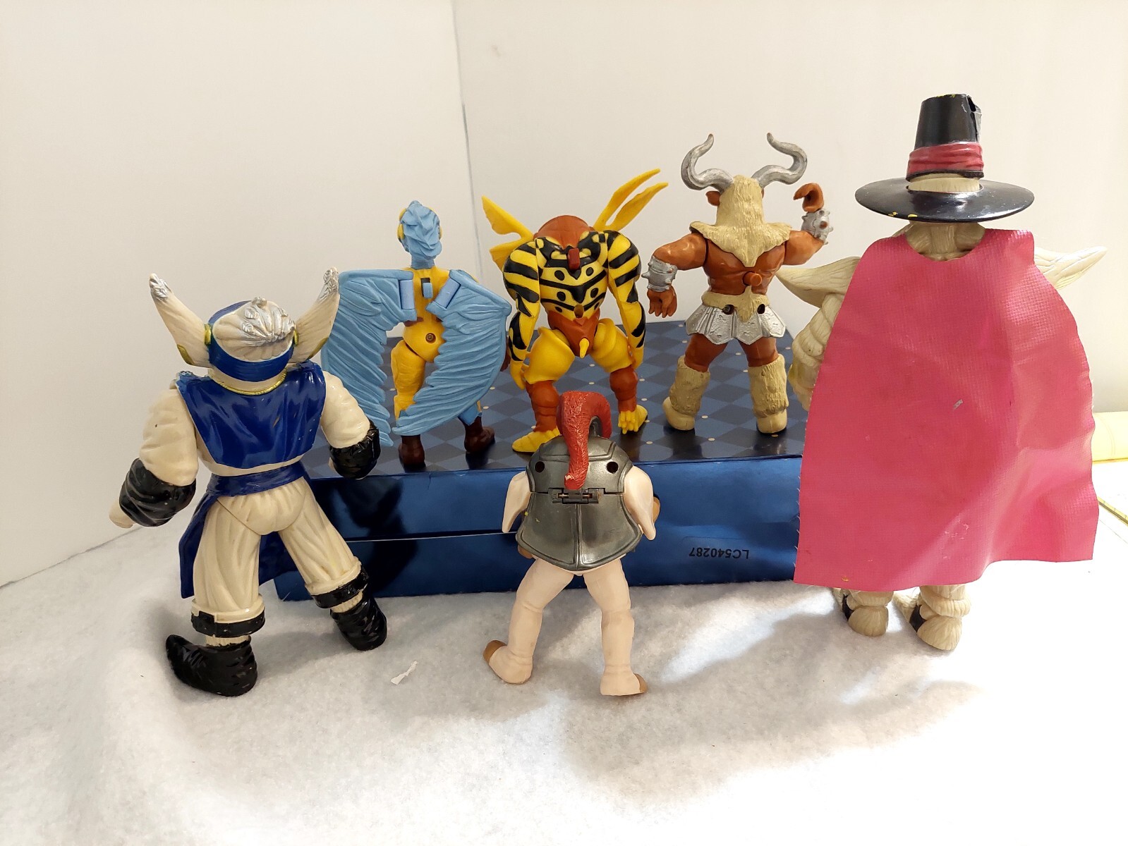 VINTAGE LOT OF 6 POWER RANGER ACTION FIGURES SOME POSEABLE 5.5" AND 8 ...