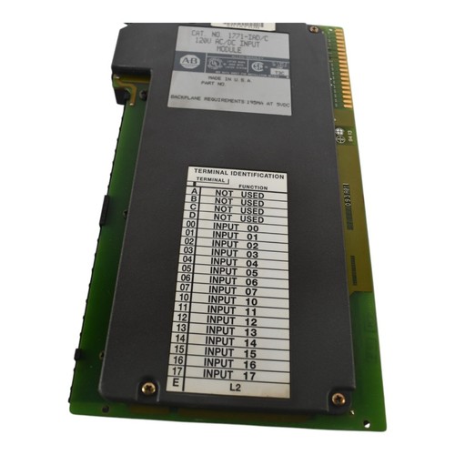 Allen Bradley 1771-IAD PLC-5 Digital Input Module 120V AC/DC, 16 Input ...