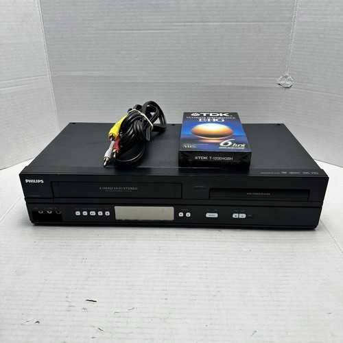 PHILIPS DVP3345VB/F7 A Video Cassette Recorder DVD VHS Player | eBay