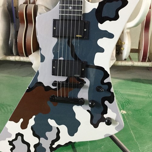 James Hetfield Snakebyte Explor Electric Guitar 2EMG Pickup Mahogany ...