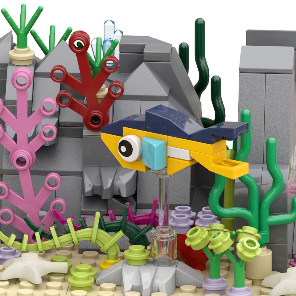 Nautilus Submarine MOC Building Blocks Set Inspired Deep Sea Model Toy ...