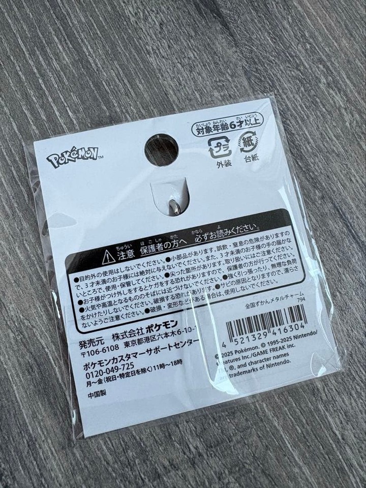 Final Pokemon Massiboon National Encyclopedia Metal Charm | eBay