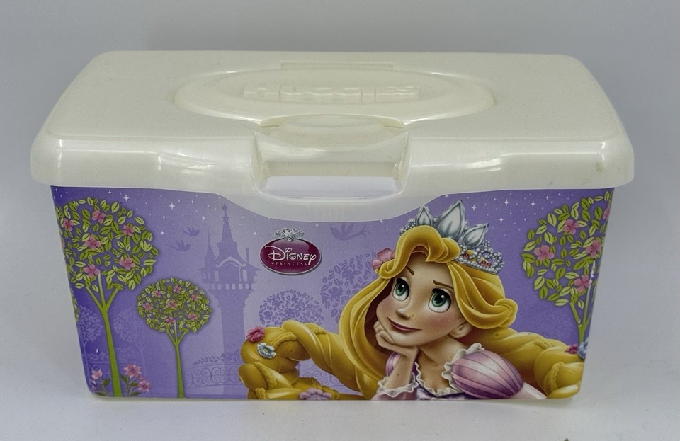 Huggies Disney Tangled Hard Plastic Wipes Container Rapunzel Purple ...