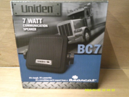 Uniden BC7 Portable Speaker System - Black 50633550588| eBay