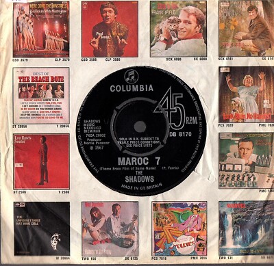 THE SHADOWS SINGLE COLUMBIA " MAROC 7 / BOMBAY DUCK " [UK] | eBay