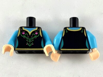 New LEGO Princess Embroidered Costume Top Princess Torso Body Ana ...