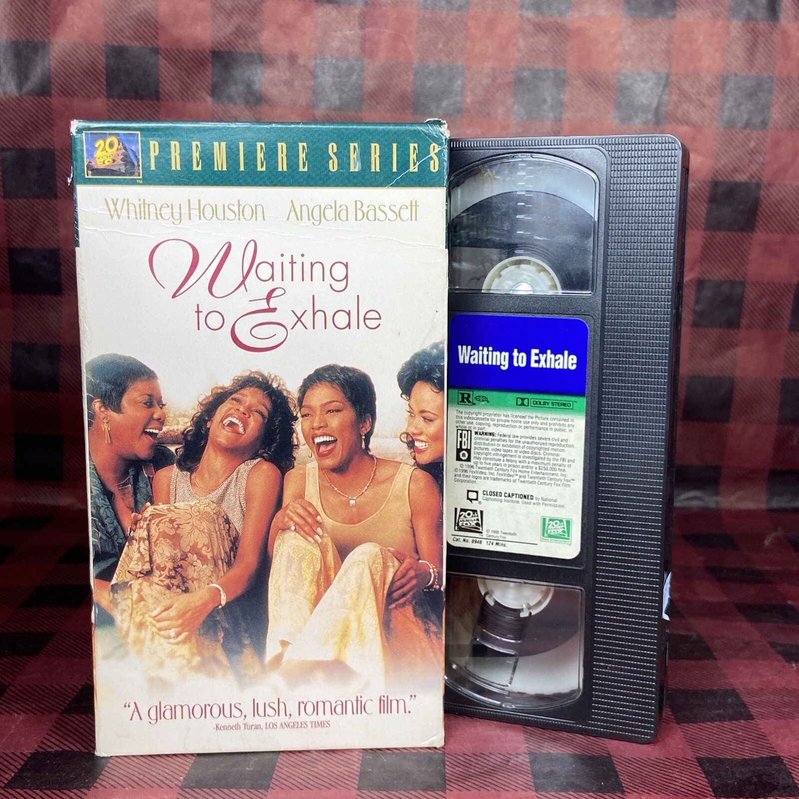 Waiting to Exhale (VHS, 1996, Premiere Series) Whitney Houston Angela ...