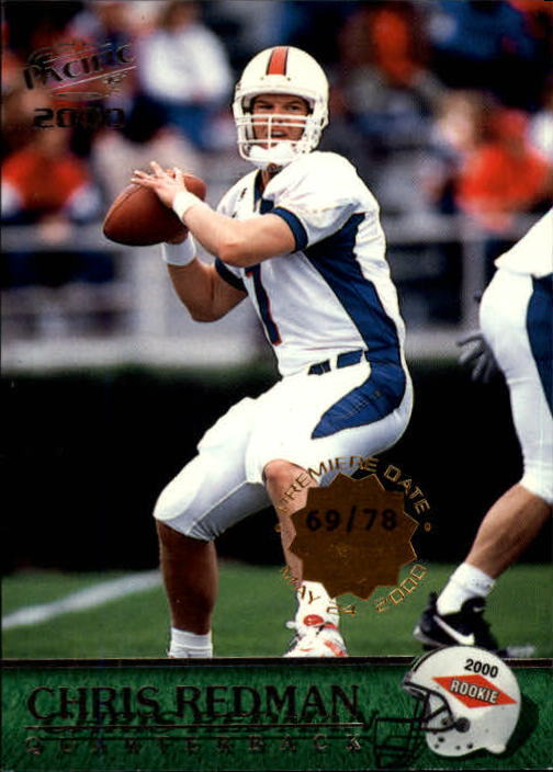 2000 Pacific Premiere Date Baltimore Ravens Football Card #438 Chris ...