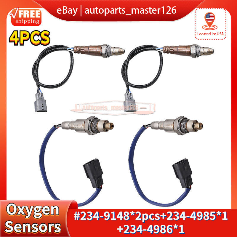 O2 Oxygen Sensors 4xPieces For 2015-2019 Infiniti QX60 3.5L Upstream ...