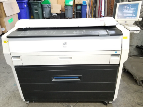 Konica Minolta KIP 7100 Wide Format Monochrome Printer/Scanner/Copier ...