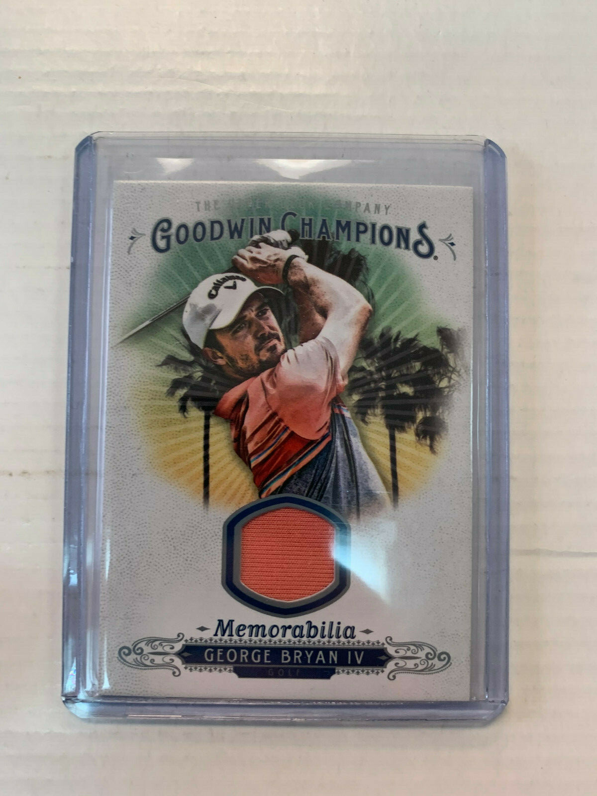 George Bryan IV 2018 Goodwin Champions Relic Card #M-GB | eBay