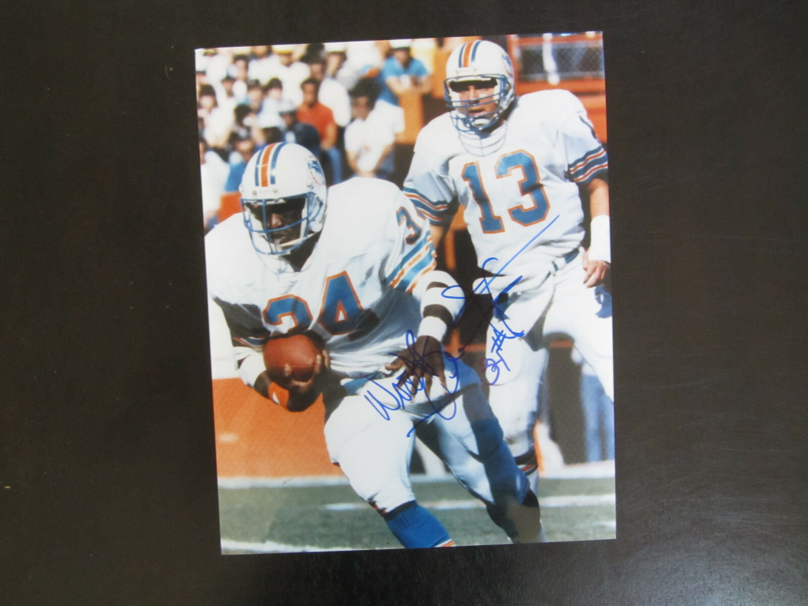 WOODY BENNETT AUTOGRAPH SIGNED 8 X 10 COLOR PHOTO MIAMI DOLPHINS | eBay