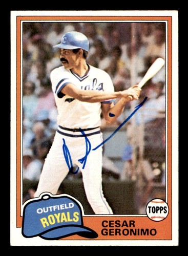 1981 Topps Baseball #766 Cesar Geronimo Signed Autograph (No COA) | eBay