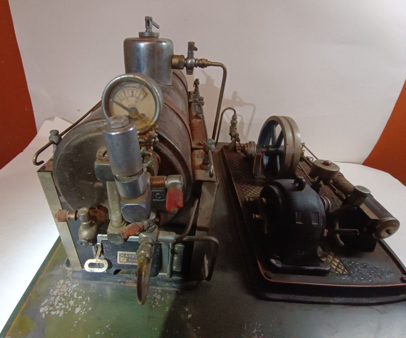 VINTAGE MARKLIN HORIZONTAL STEAM ENGINE MADE IN GERMANY | eBay