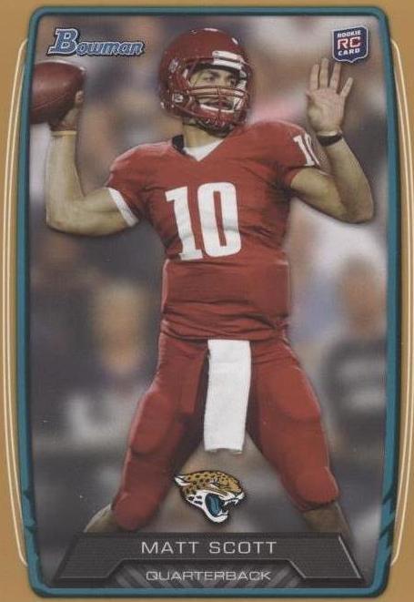 2013 Bowman - Matt Scott #143 Gold /399 (RC) for sale online | eBay