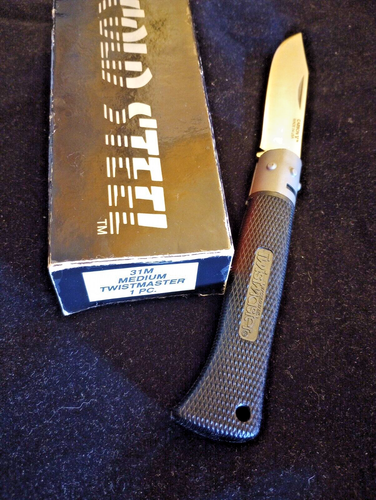 COLD STEEL 31M MEDIUM TWISTMASTER CARBON V FOLDING KNIFE NEW ORIGINAL ...