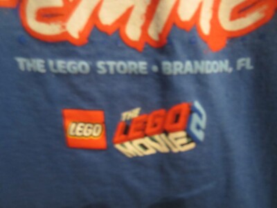 Lego T-Shirt Emmet XL 2019 Lego Store Grand Opening Brandon,FL (Metro ...