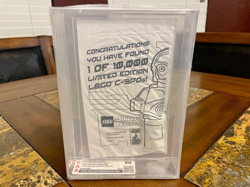 LEGO 2007 CHROME GOLD C-3PO STAR WARS EXCLUSIVE 4521221 CAS 90 NOT AFA ...