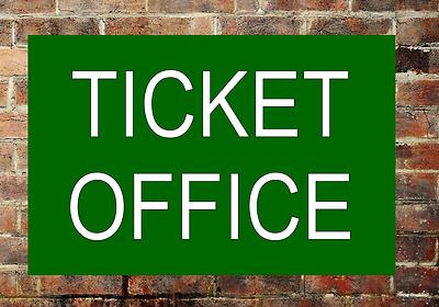 Railway Station Sign Reproduction Railway Station Ticket Office Sign ...