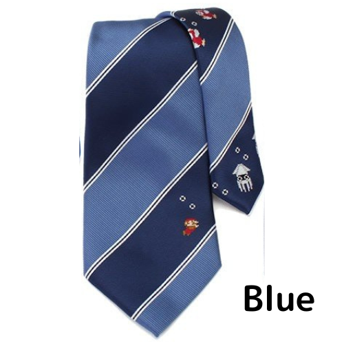Nintendo Super Mario Bros Necktie Tie Stripe Videogame 3 Colors 1pc ...