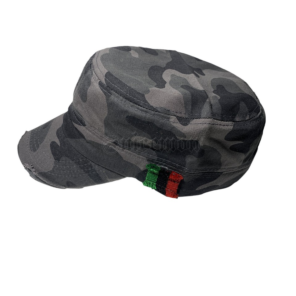 Rastacap Dubwise Army Rasta Cap Cadet Military Style Hat Army Cap ...