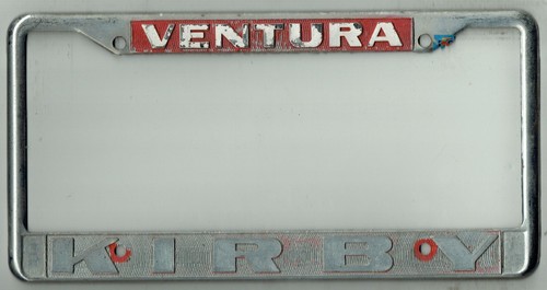 Ventura California Kirby Oldsmobile AMC Jeep Vintage Dealer License ...