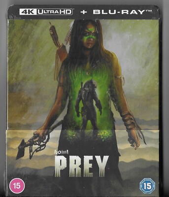 Prey Steelbook 4K Ultra HD Disc + Blu-Ray (United Kingdom) 2 Discs ...